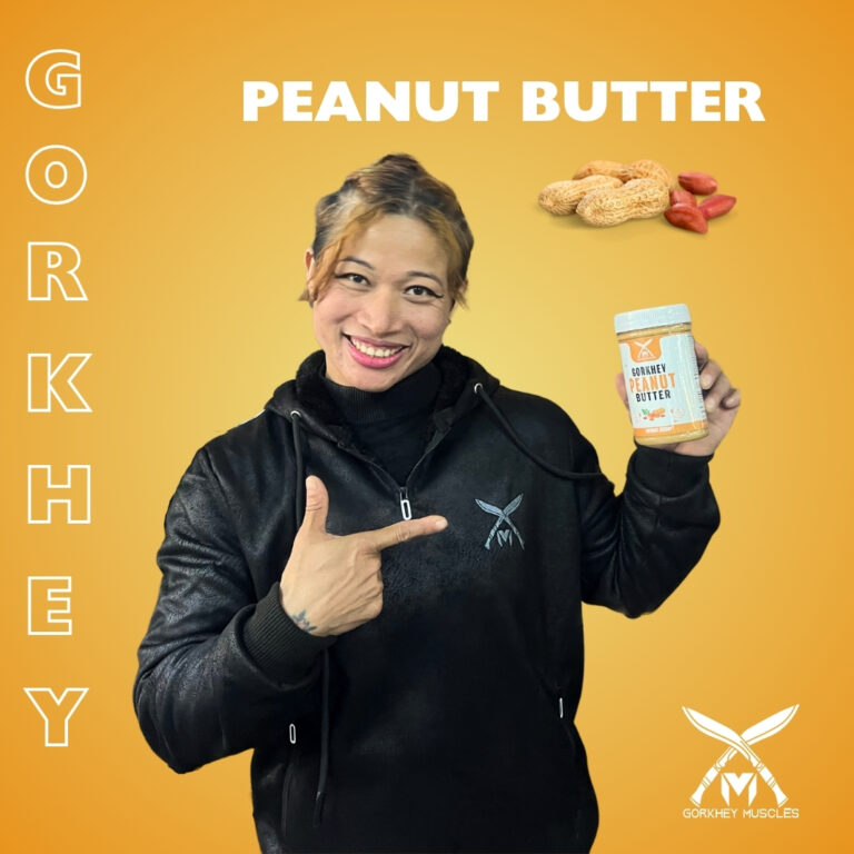 Gorkhey Natural Peanut Butter 1KG - Gorkhey Muscles